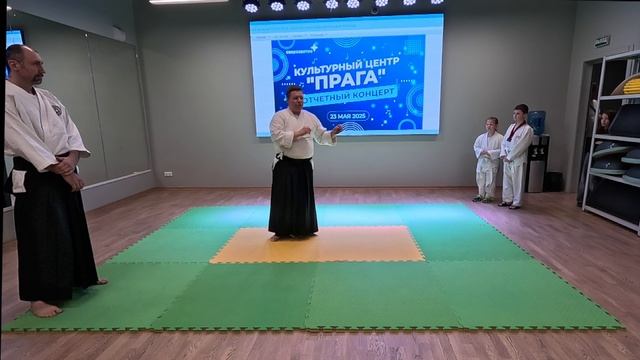 Показательные выступления по айкидо моей детской группы в ТЦ Прага (САОРазвитие)