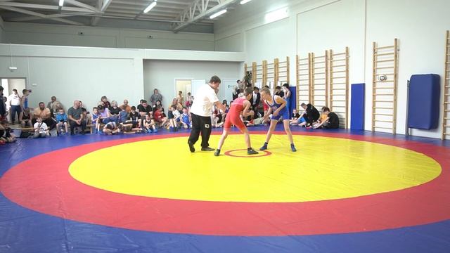 Греко-римская борьба! Финал,вес 52 кг. Николаев Артём-Скакунов Иван, оба борца Новокубанского района