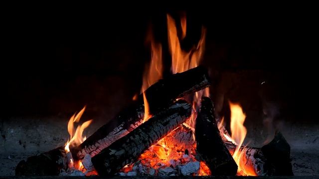 Домашний Камин 5- огонь, для романтики и вечеринки Relaxing Fireplace релакс огонь костер видео