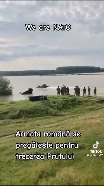 НАТО. Румынская армия. Форсирование реки вниз
