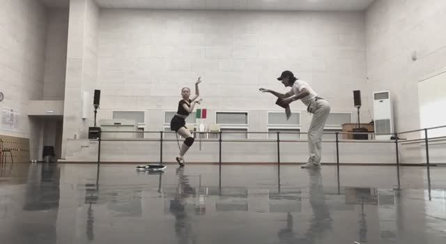 Репетиция с реальной музыкой