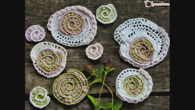 Скрамблы фриформ крючком