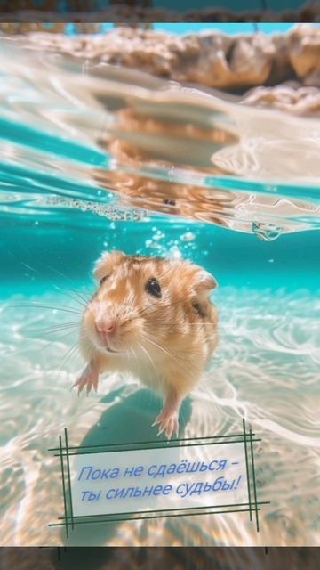 пока не сдаёшься - ты сильнее судьбы