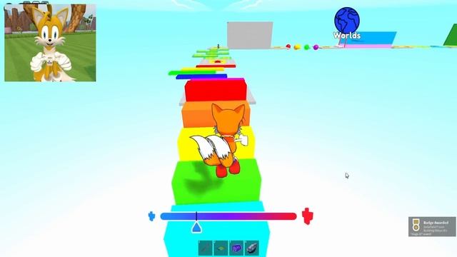 🦊 ROBLOX COOL OBBY, YOU CAN CHANGE SIZE [FUNNY OBBY] _ Tails Plays Roblox Easy Grow Obby