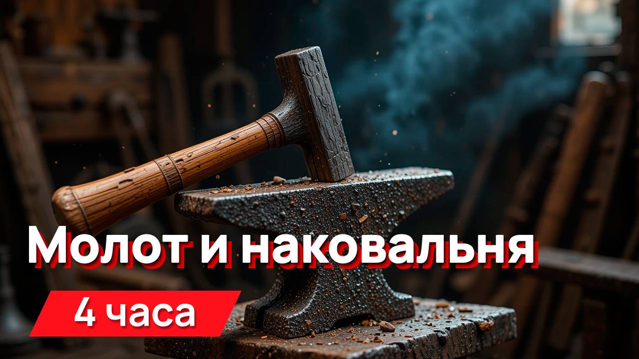 Звуки для соседей - удары молотом по наковальне