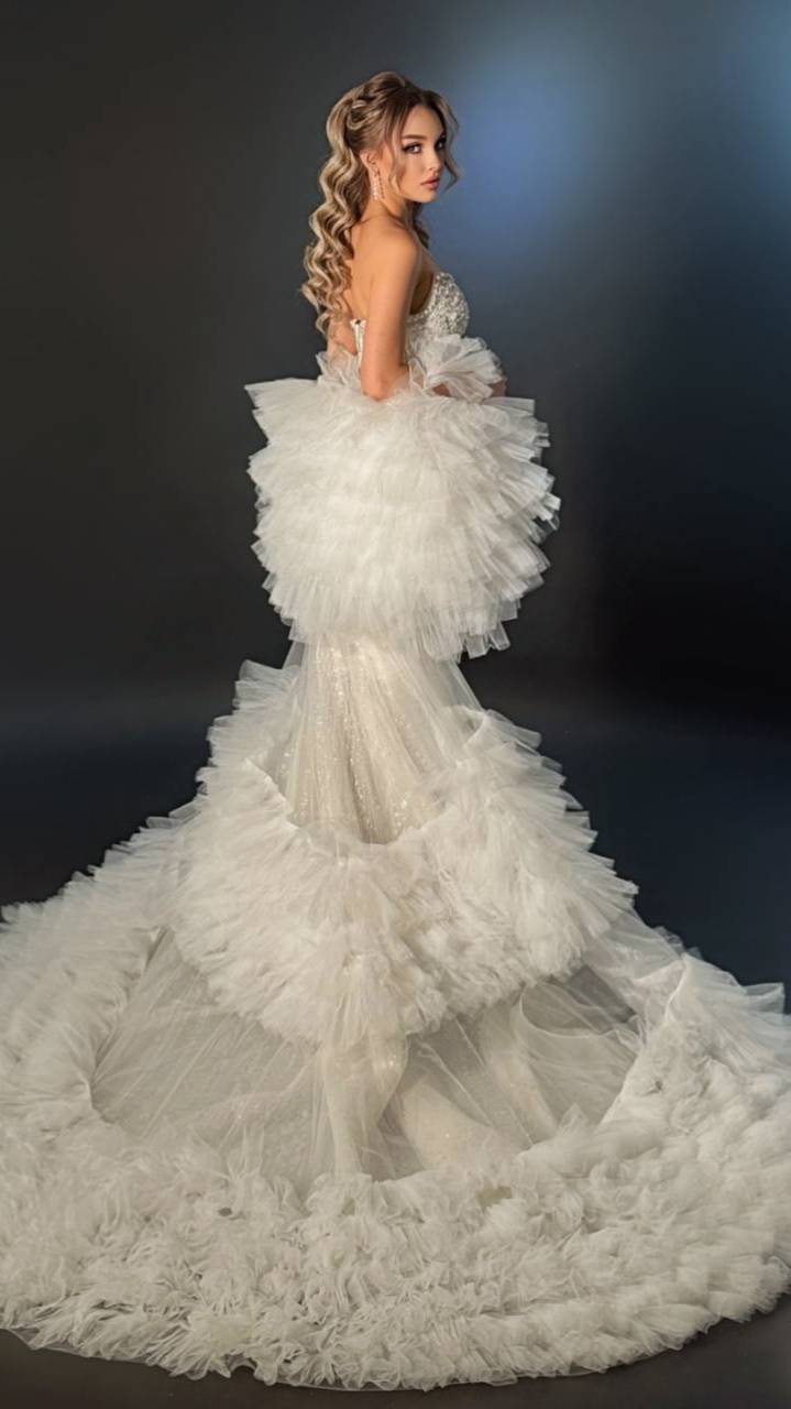 Сверкающее свадебное платье русалочка Алиса. Арабская коллекция #свадебноеплатье #домневесты