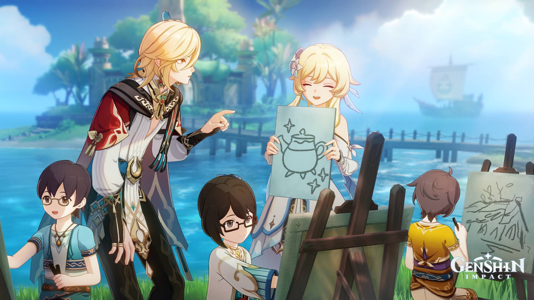 Встреча с Кавехом Маятник Печали и Радости в Геншин Импакт