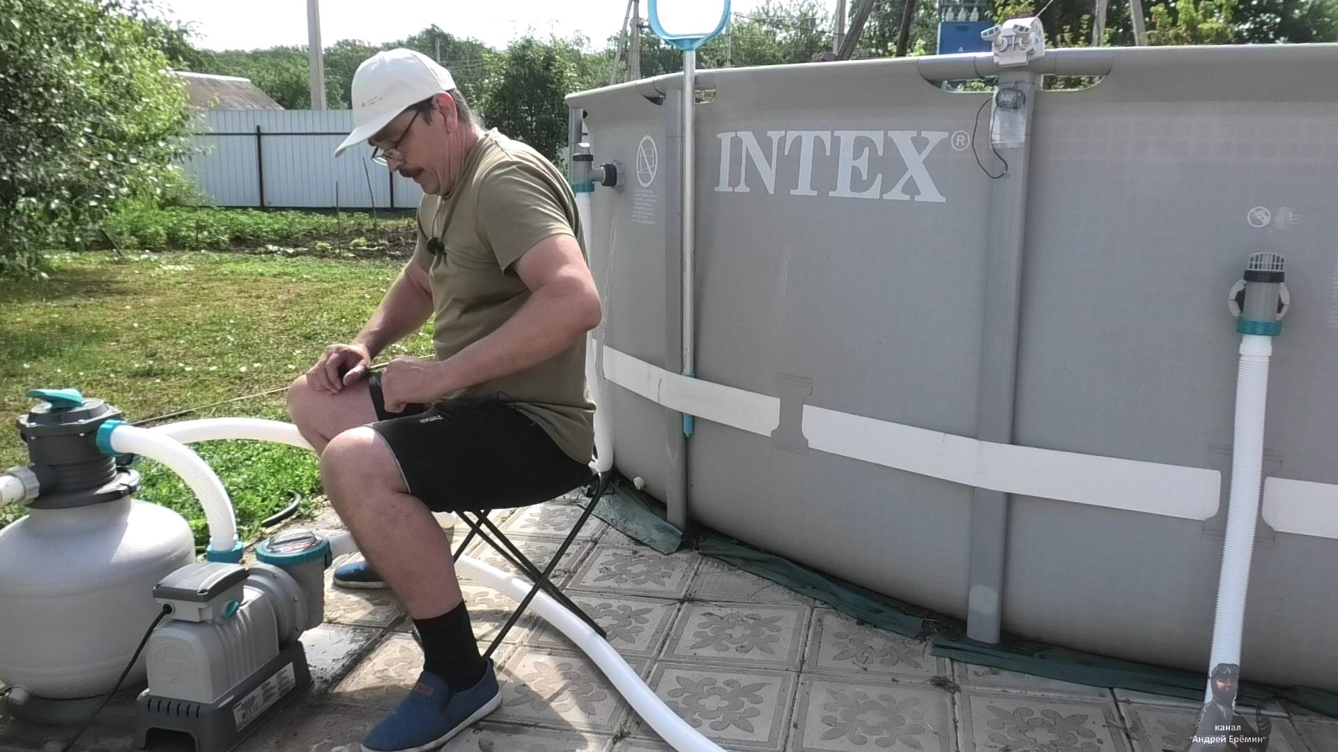 Каркасный бассейн Замена песчаного фильтр насоса INTEX на фильтр насос Bestway Плюсы и минусы