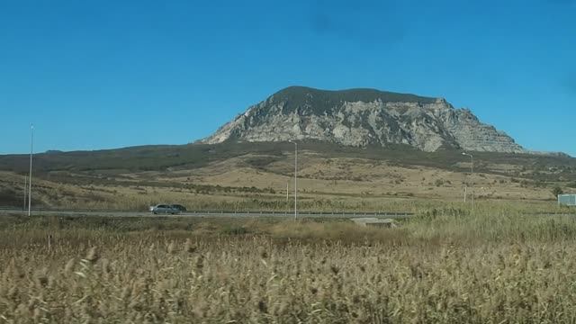 Минеральные Воды - Пятигорск, вид из окна поезда (железные дороги России).