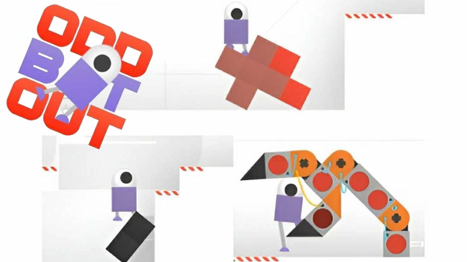 Хватай, ломай, проходи в игре Odd Bot Out!