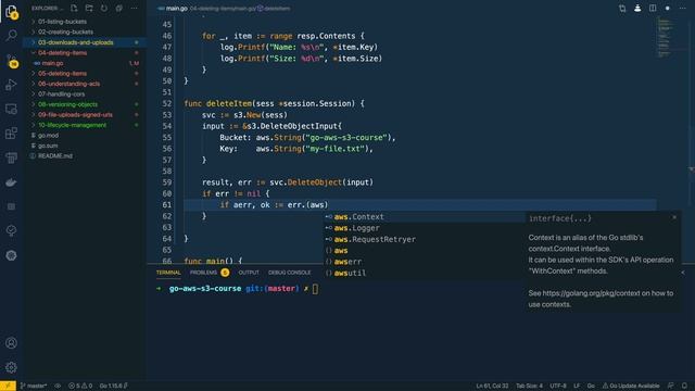06 - Deleting Items from S3