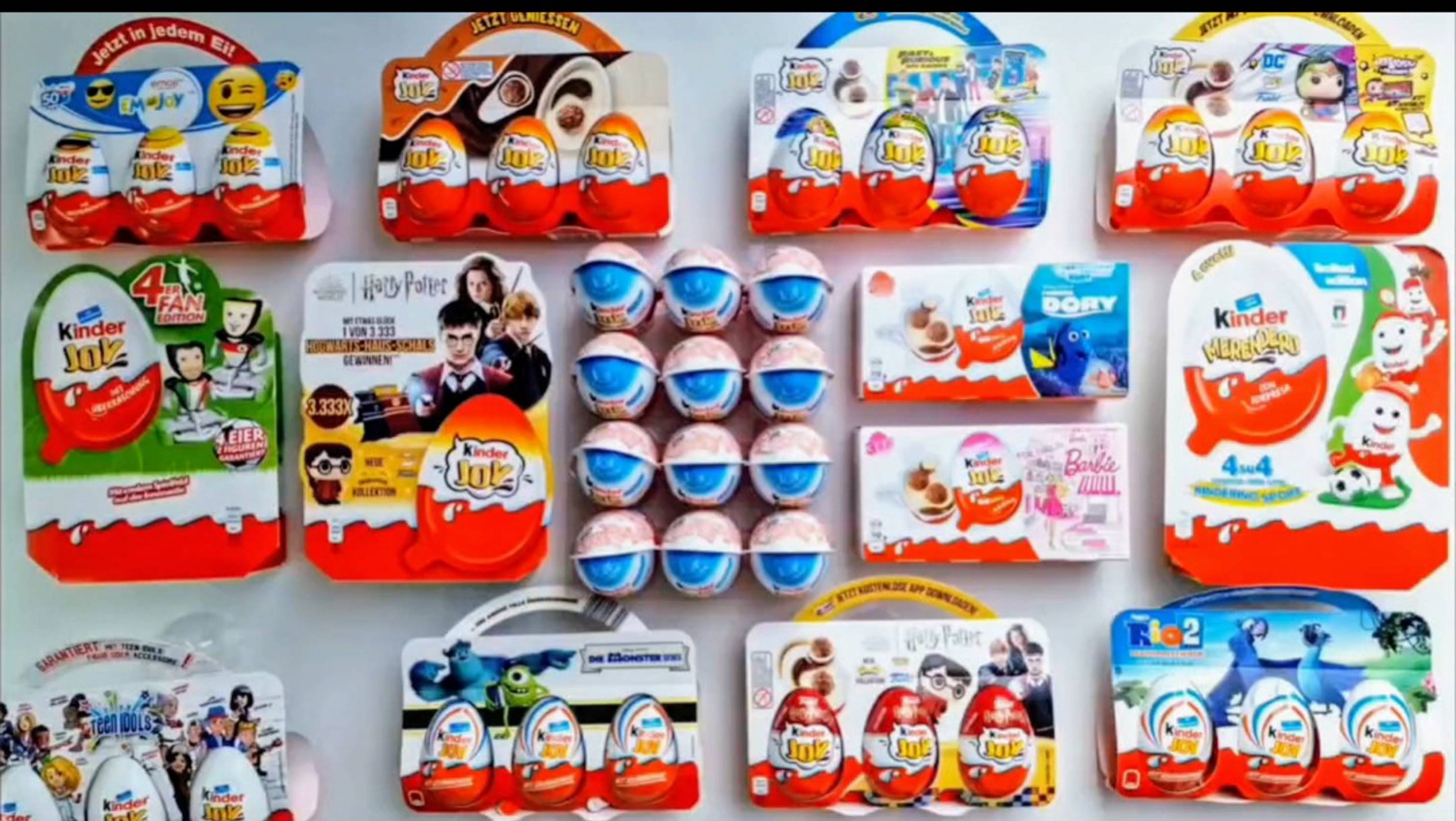 АСМР РАСПАКОВКА Киндер Сюрприз яйца АСМР Гарри Поттер Киндеры Джой 🩷🩷🩷🤯