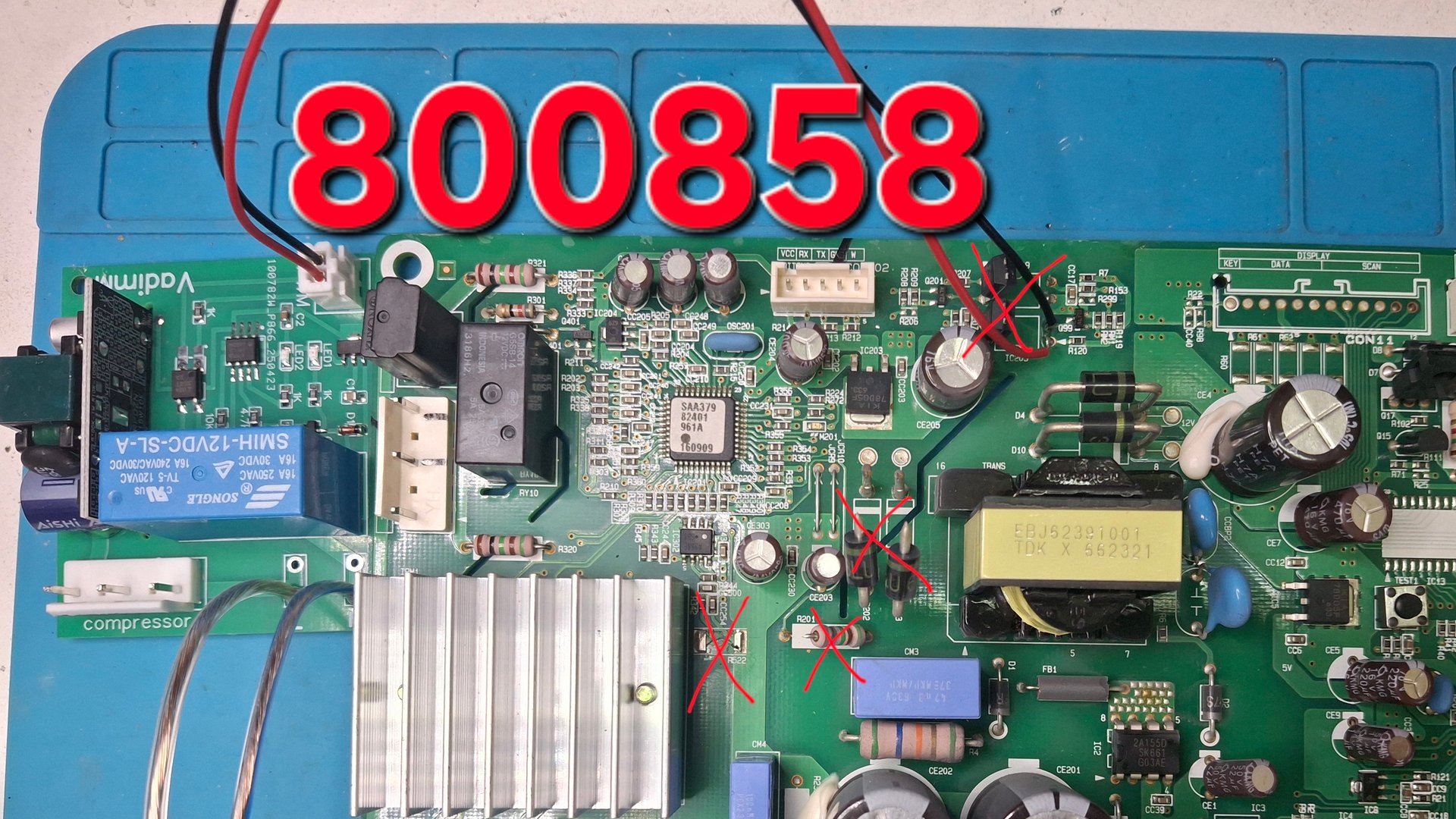 Обманка холодильника LG 800858