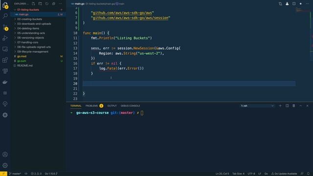 03 - Listing S3 Buckets