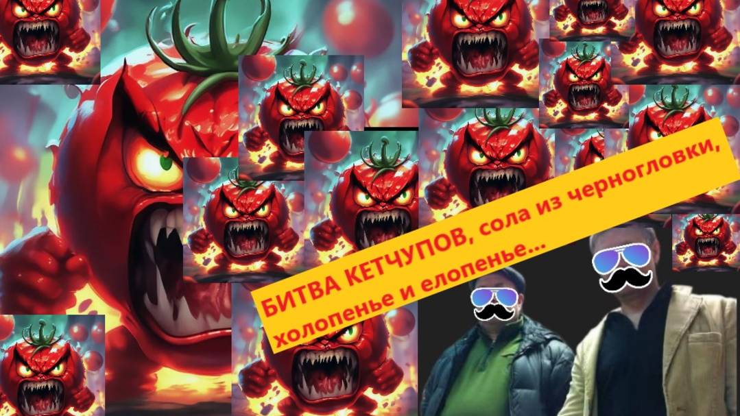 БИТВА КЕТЧУПОВ, сола из черноголовки и немного йолопени...