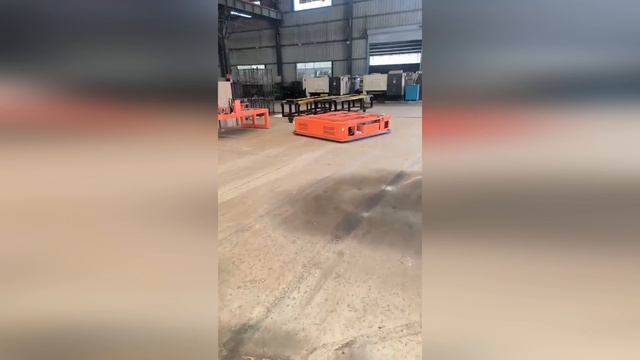 AGV тележки для завода по техническому обслуживанию поездов (монтаж и ввод в эксплуатацию)