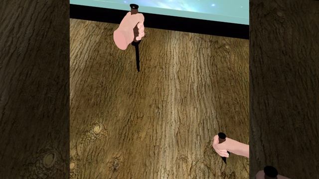 Тест взаимодействия с предметами в VR