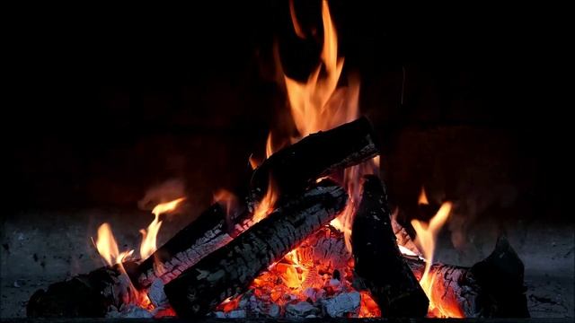Домашний Камин 1 час  огонь, для романтики и вечеринки Relaxing Fireplace релакс огонь, видео новое