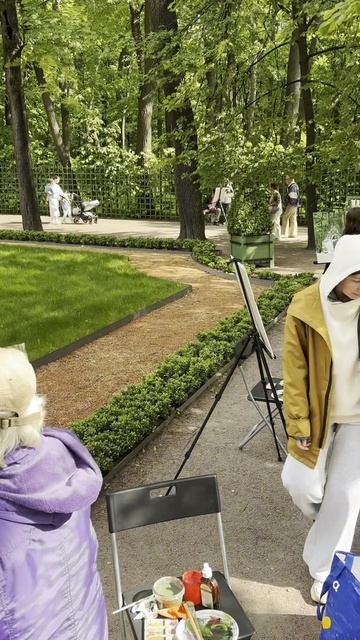 Пленэр в Летнем саду