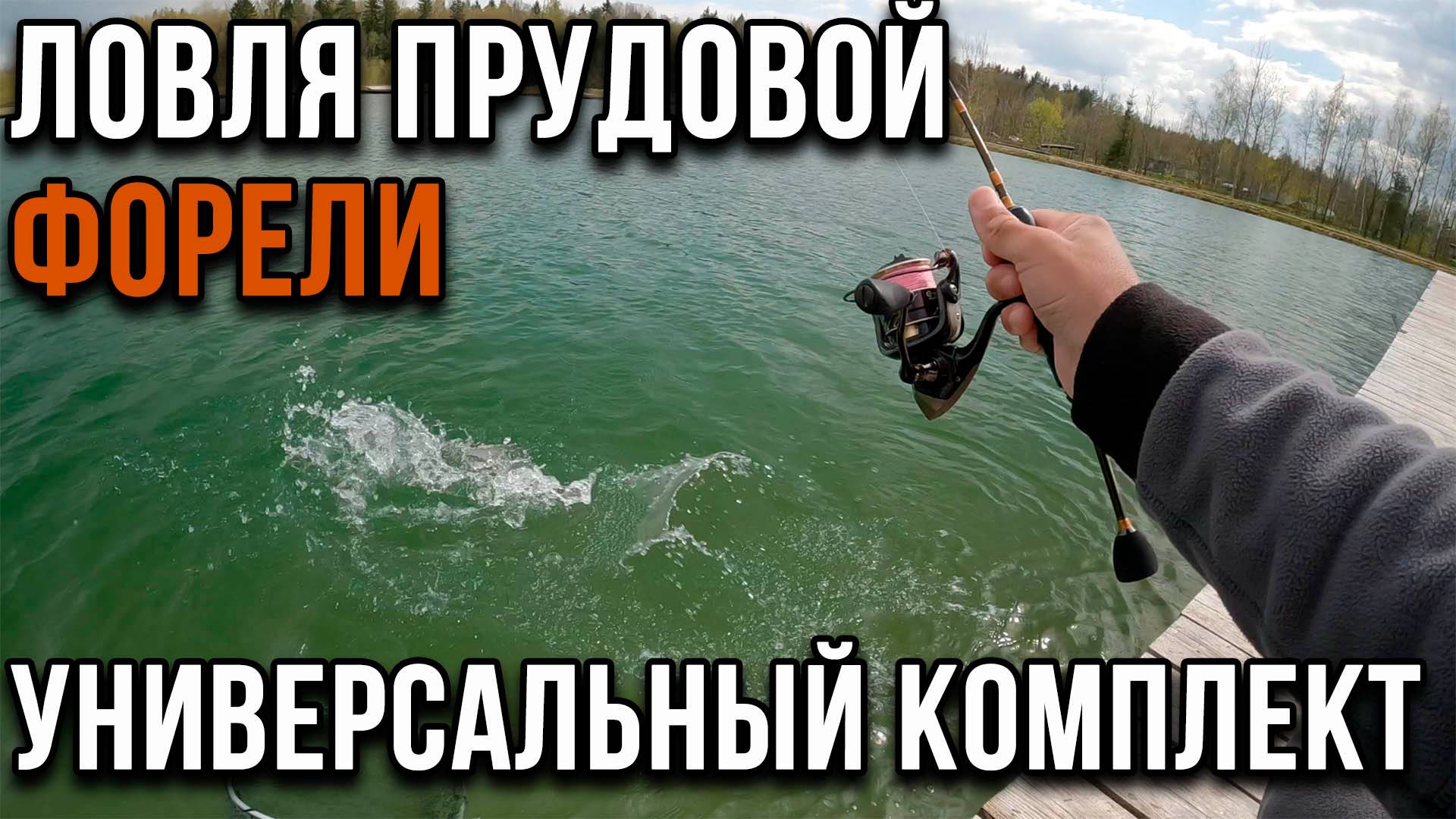 Ловля прудовой форели. Универсальный комплект.
