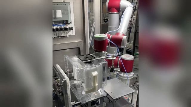 Обработка коботом Jaka, 2