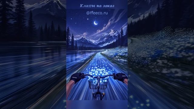 Соло на гитаре по горной тропинке вдоль реки с эдельвейсами в корзине @ffeeco.ru