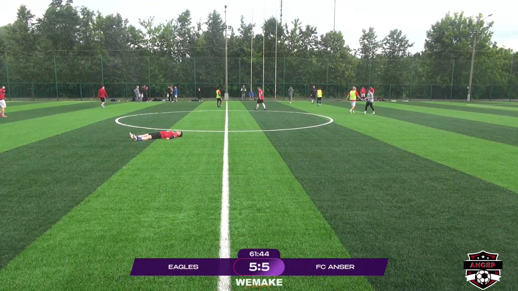 «Eagles» - FC «ANSER» | 9 тур | Лига F | 5:5 | Обзор матча| (14.06.2025)