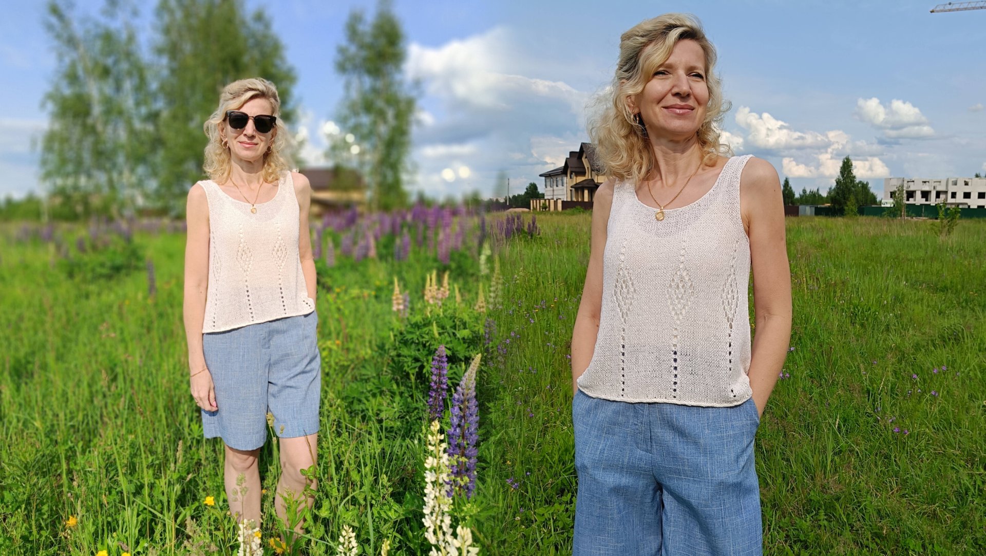 Майка "Пломбир"/ Подробный МК 🧶