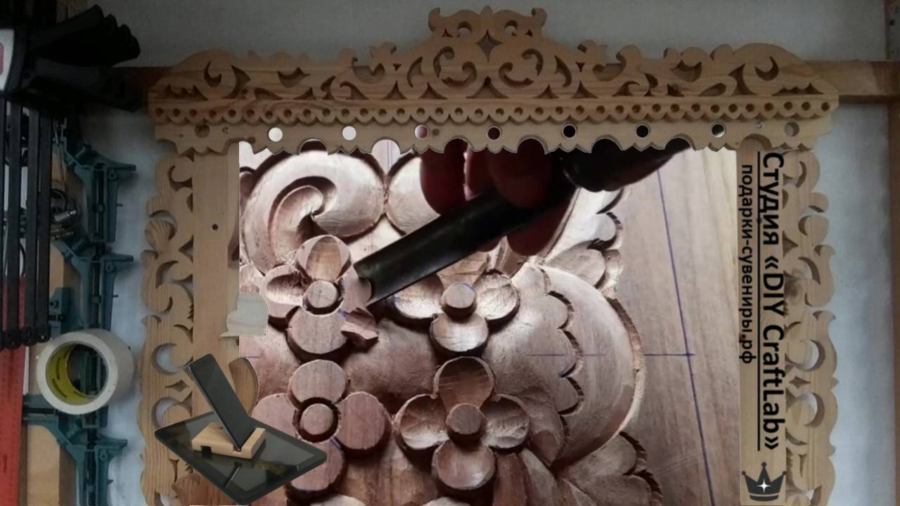 Резьба по дереву в столярной мастерской / Сувенир-подарок из дерева в Хабаровске