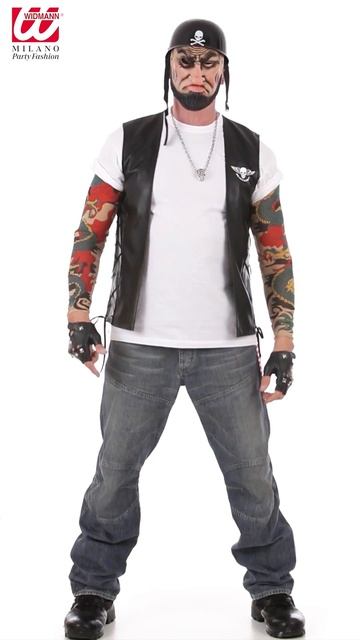 ПМ3365 Полумаска Байкер - хулиган Артикул ОЗОН ID82297