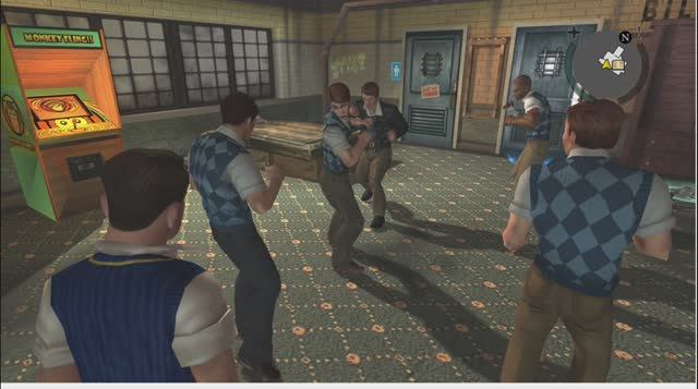 BULLY SE: Джонни VS Тадди, Чад, Горд и Джастин.