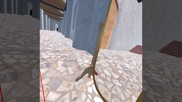 Ранний прототип игры в VR шлеме