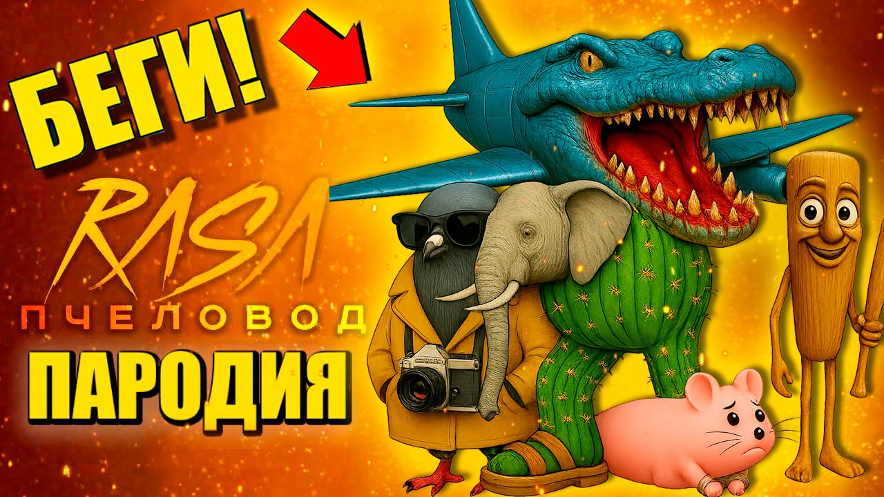 Голубиро шпиониро Итальянские мемы и Мышка сосиска - песня клип Брейнрот пародия Крипти анимация