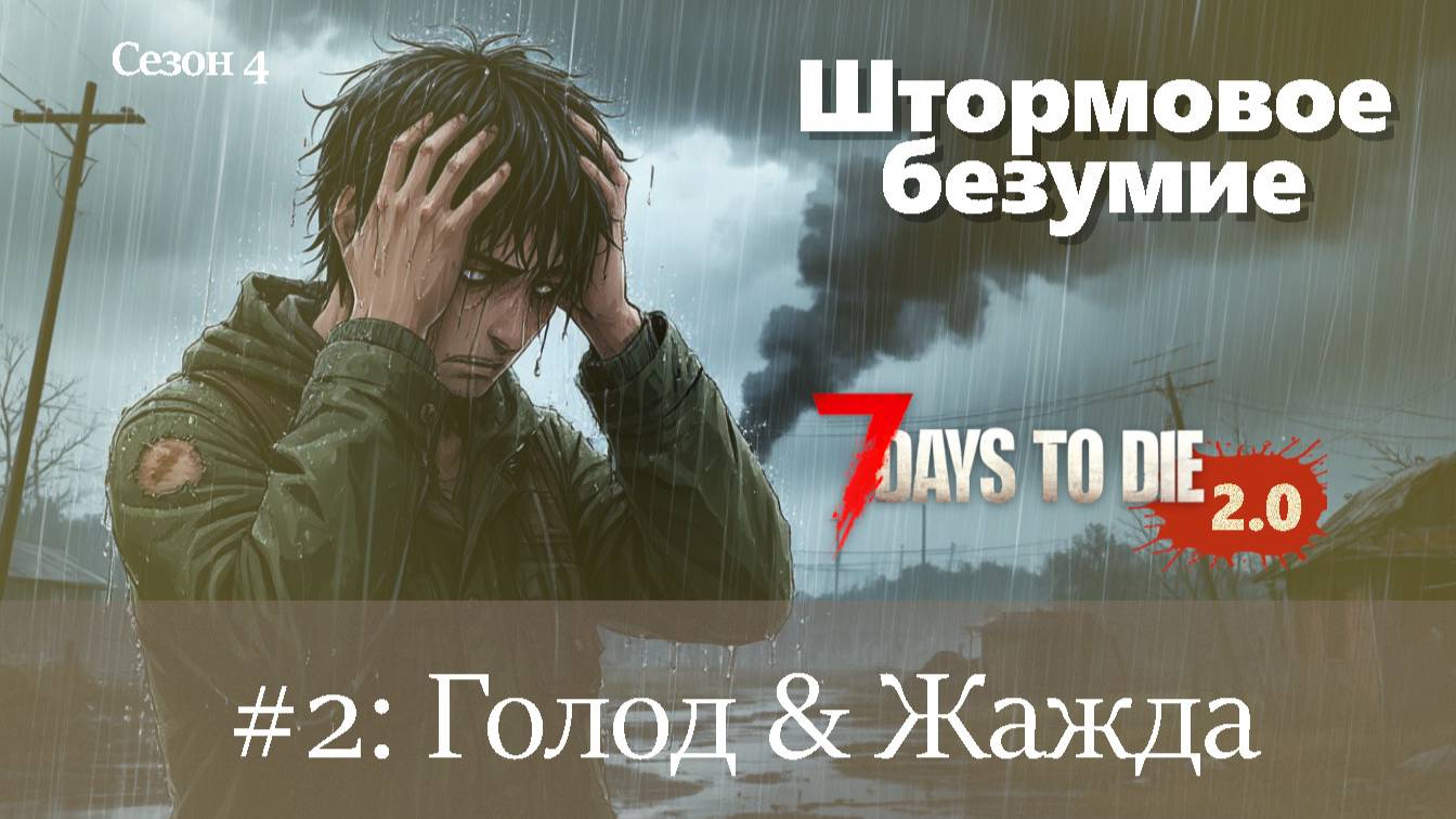 #2: Голод & Жажда | 7 Days to Die (v.2.0) - Штормовое безумие