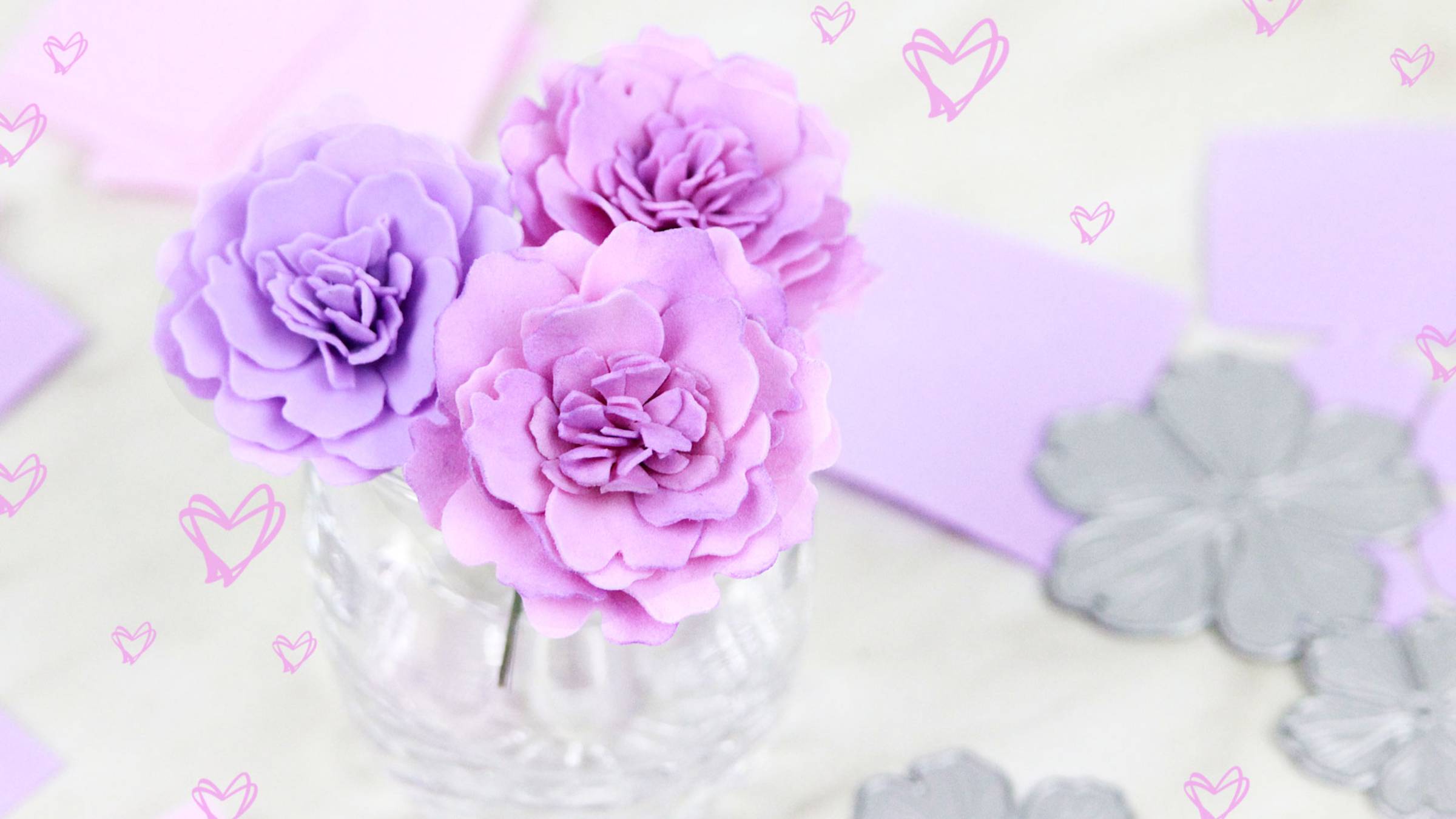 Декоративные цветы-пушистики с помощью ножа «Цветы Пеларгонии» от AgiArt. Вариант3