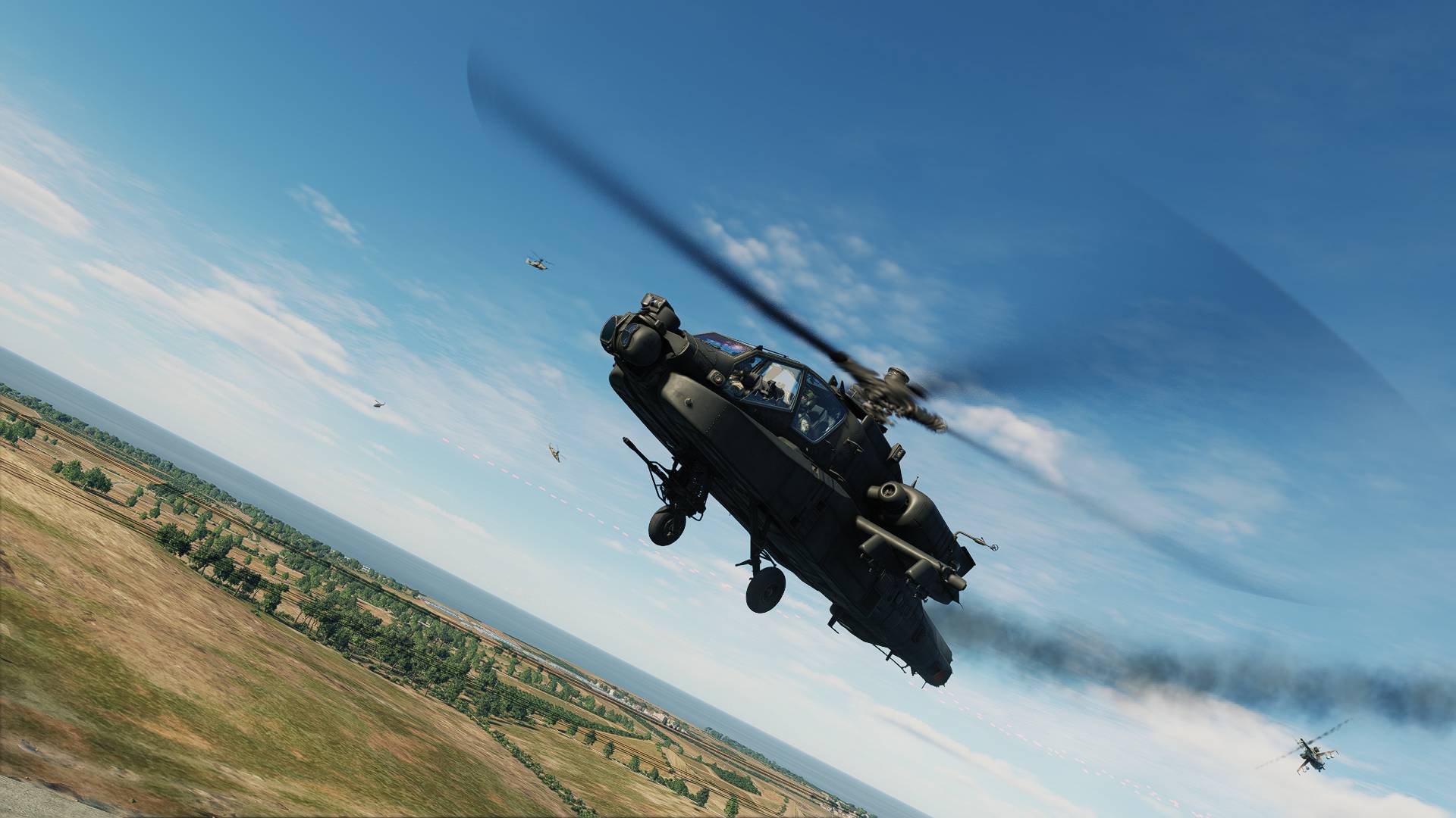 DCS World: В кошки-мышки с апачем на БМП - весь процесс