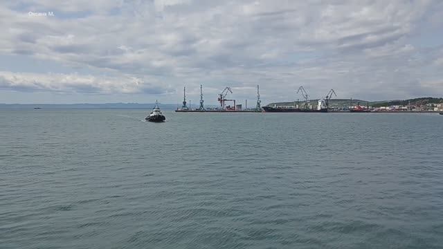 Путешествие на остров Шикотан (Курилы). 1 часть. Отходим из порта Корсаков в Малокурильское.mp4