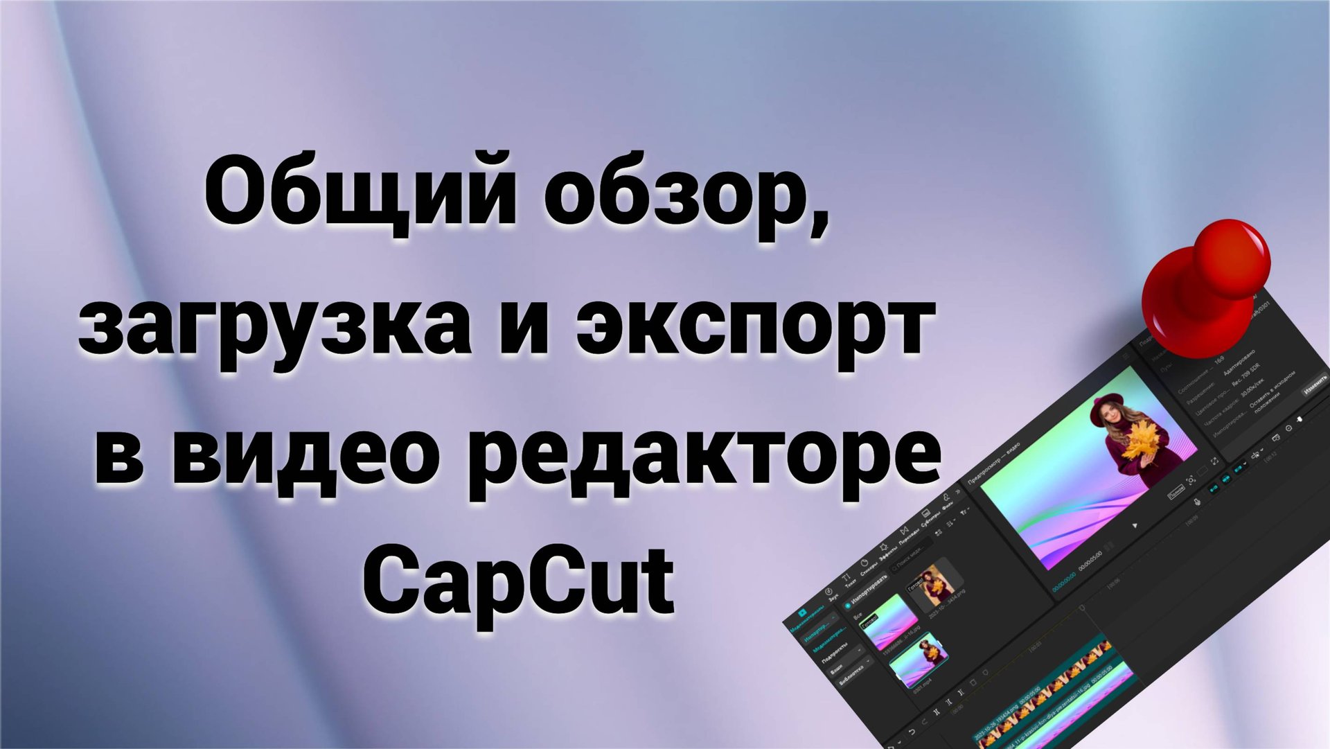 Общий обзор, загрузка, экспорт