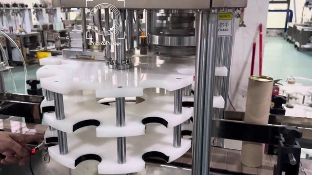 Машина для развальцовки и запечатывания картонных тубусов