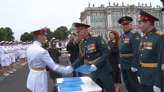 Парад Выпускников на Дворцовой площади (СПбКВК) 2025