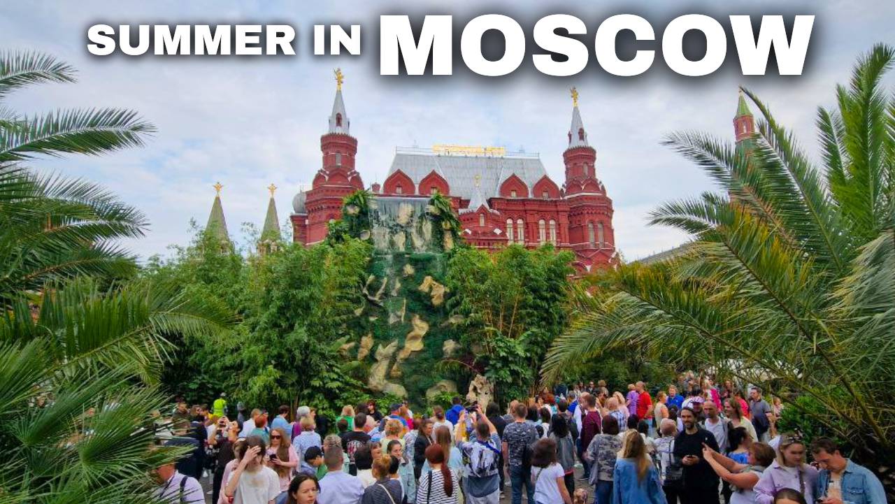 Exploring Moscow's (French Garden) Near the Red Square