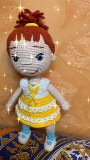 Озорница-Берегинюшка ждёт свою Хозяюшку! #вязание #вязание_крючком #моё_хобби #куклыручнойработы