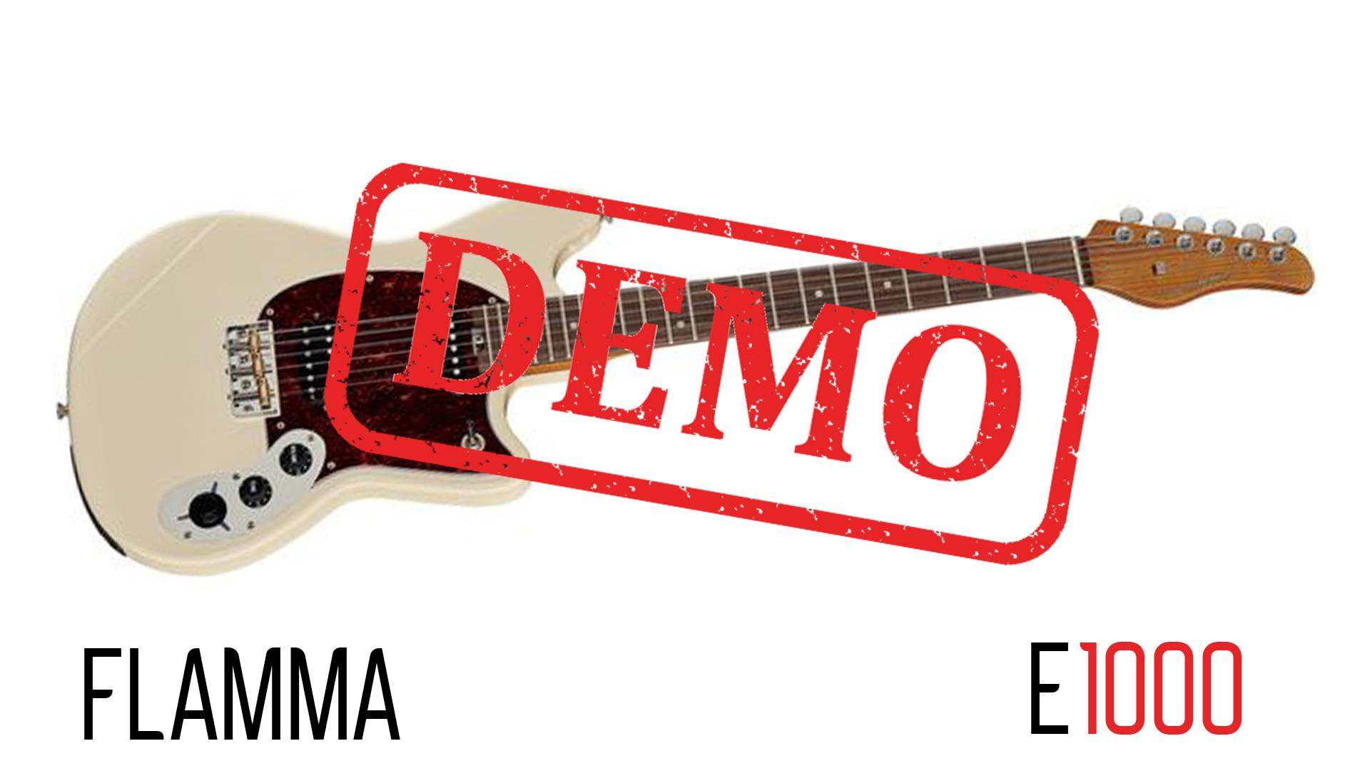 Электрогитара Flamma E1000 - демонстрация звучания