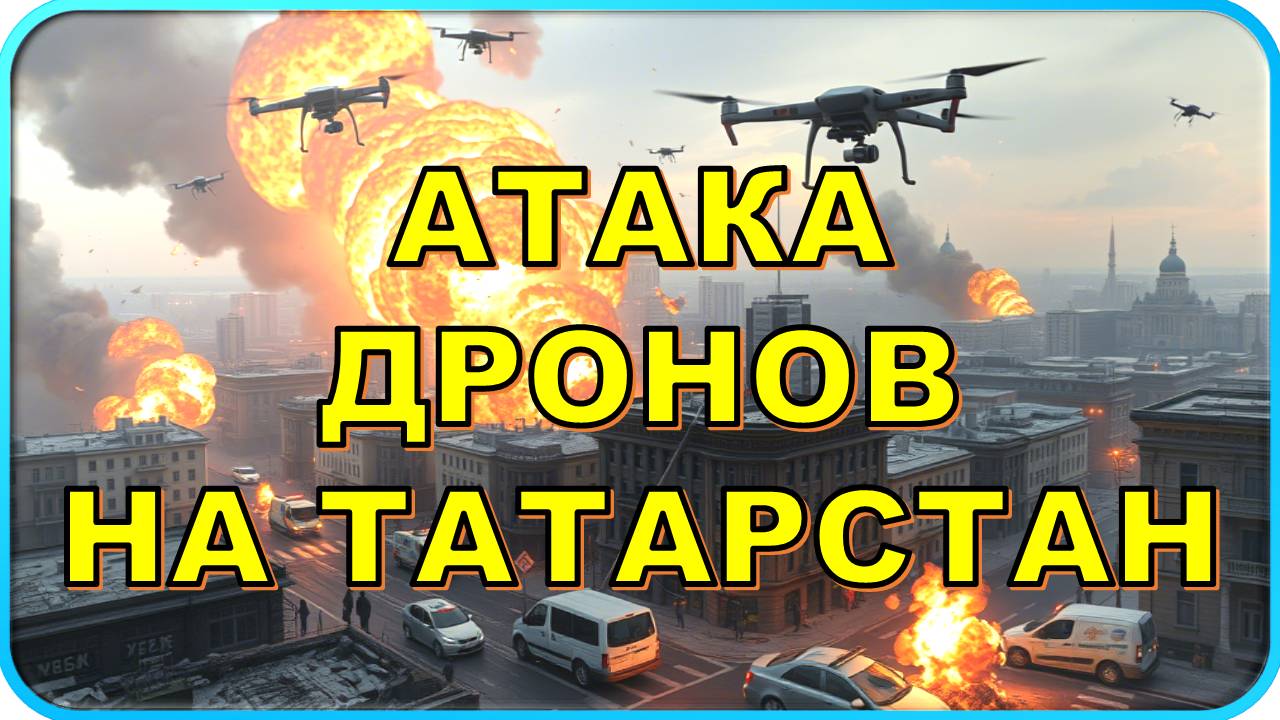 🔥 Атака дронов на Татарстан: последствия и реакция 😱