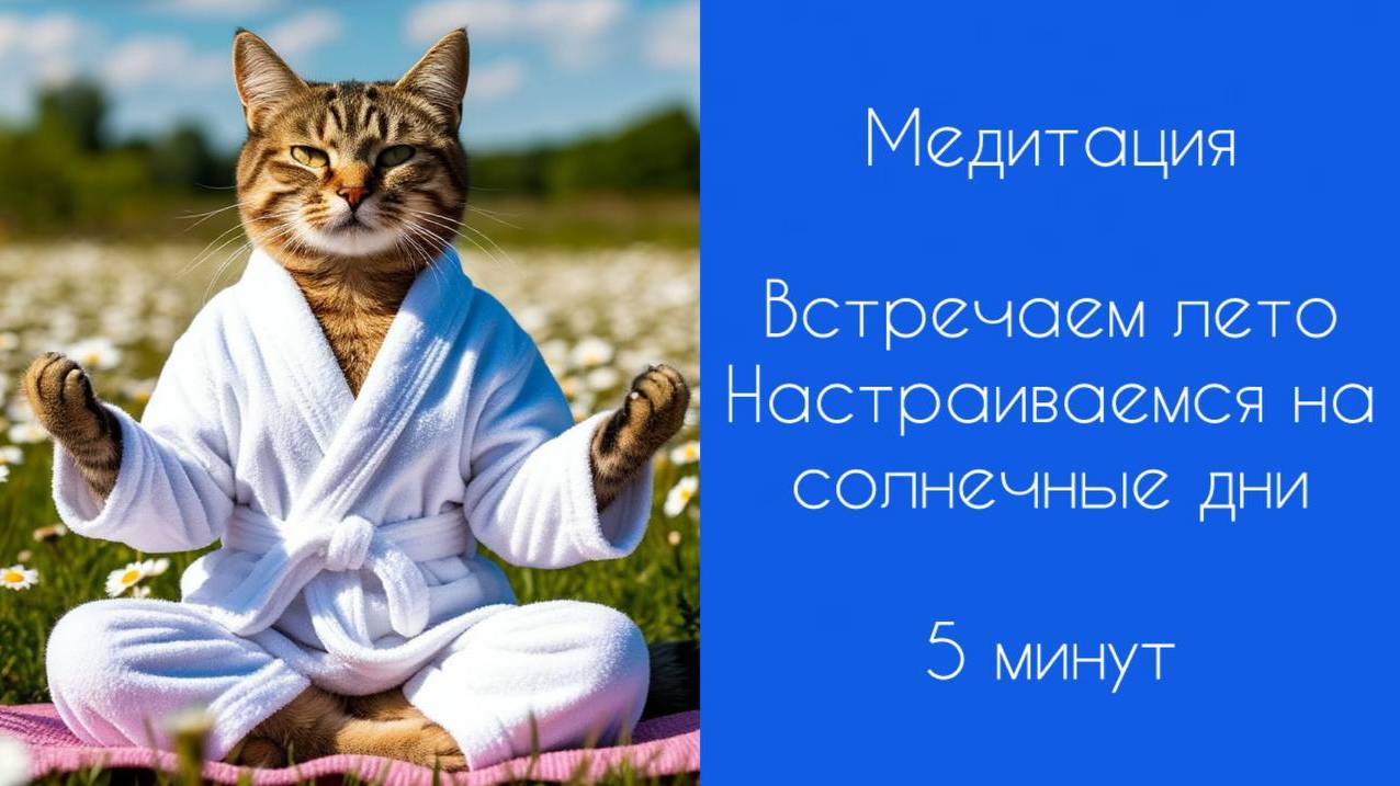 Медитация | Встречаем лето | Встречаем Солнце | Лето наступило | 5 минут