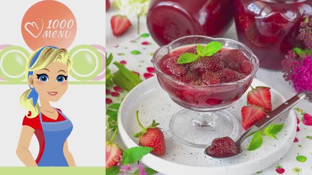 🍓 ГУСТОЕ ВАРЕНЬЕ ИЗ КЛУБНИКИ С ЦЕЛЫМИ ЯГОДАМИ — лето в банке!