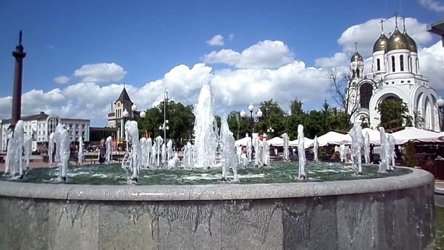 ФОНТАН НА ПЛОЩАДИ ПОБЕДЫ