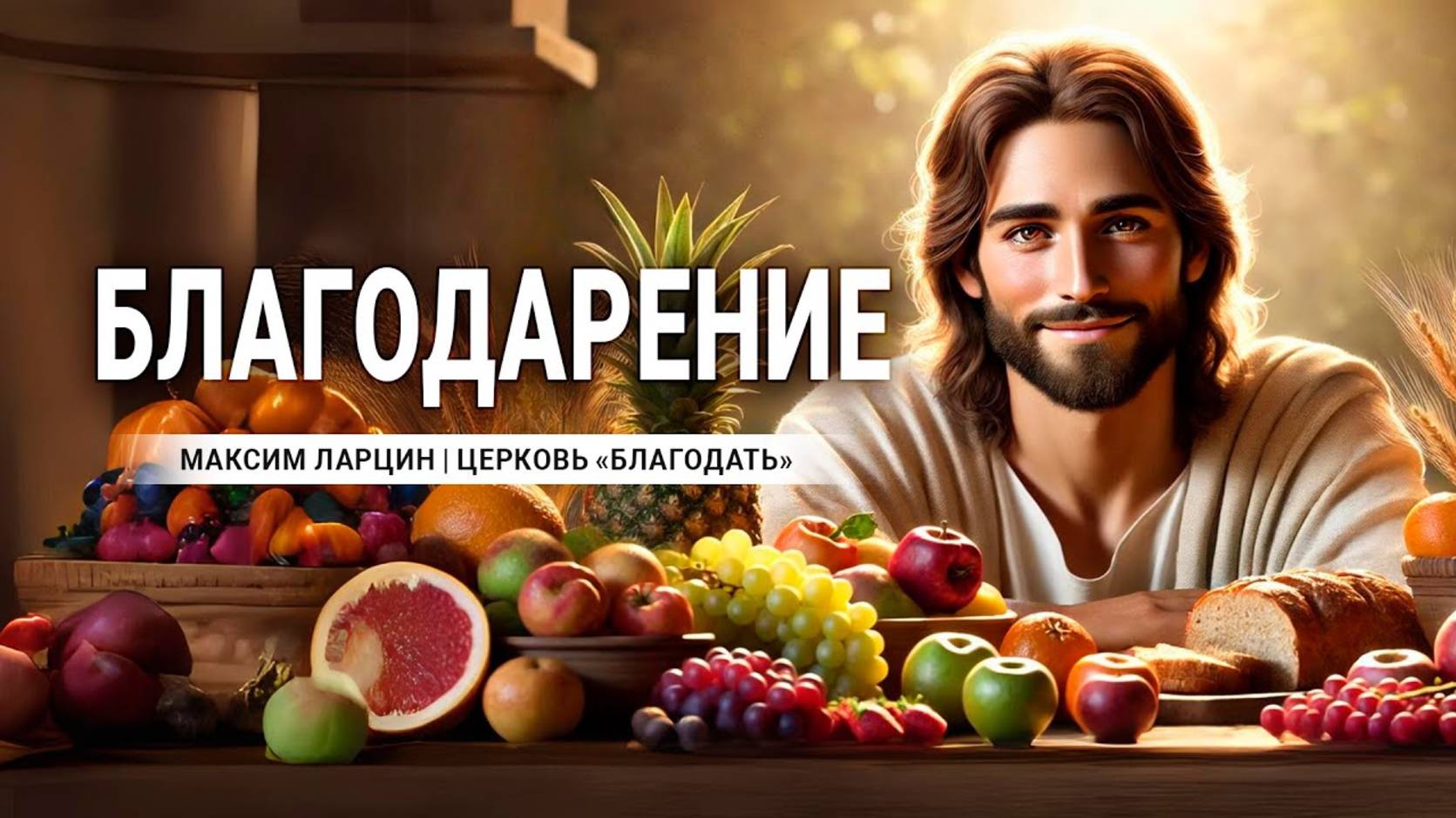 Благодарение -Максим Ларцин 20.10.24 проповедь