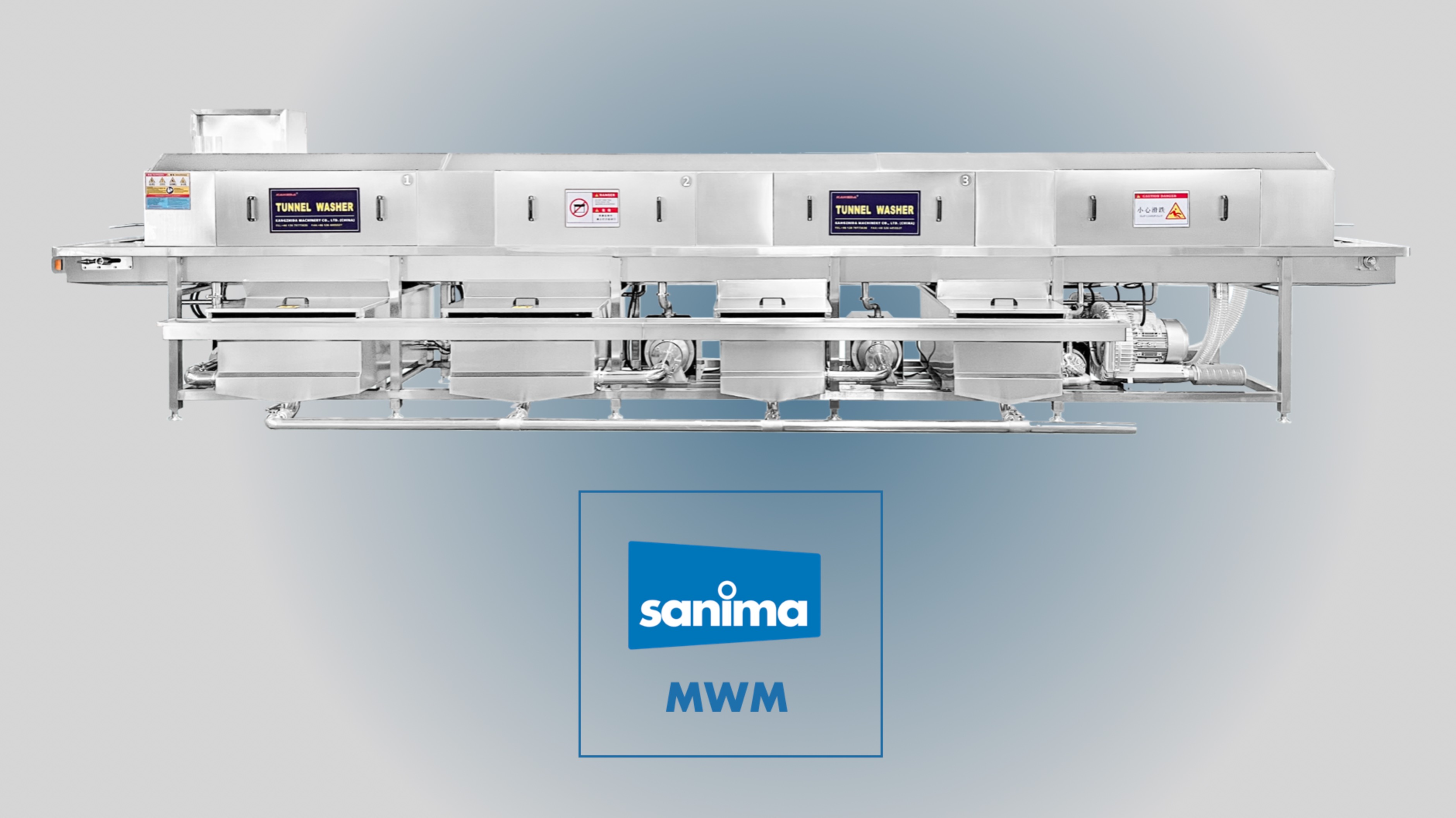 SANIMA MWM
Машина для мойки и сушки шоколадных форм и пластин