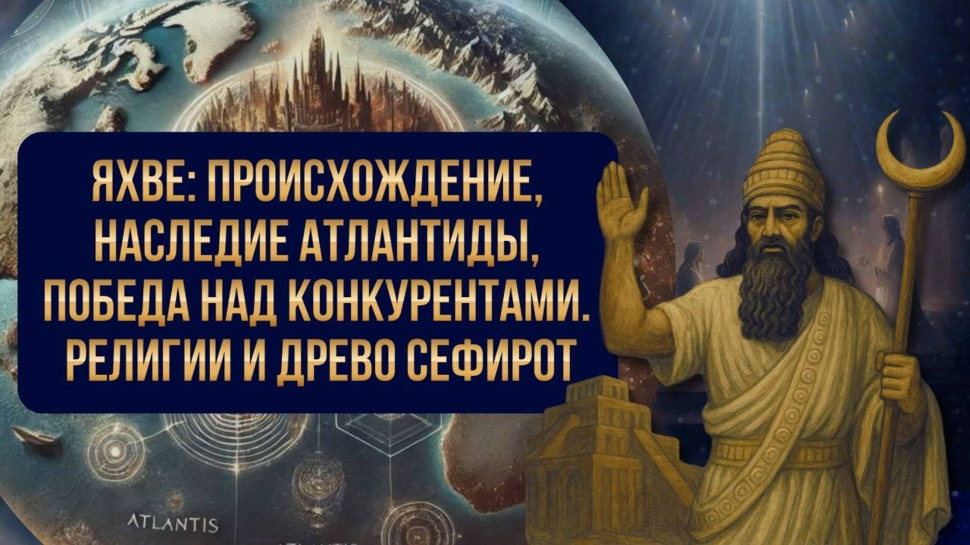 Яхве: происхождение, наследие Атлантиды, победа над конкурентами. Религии и Древо Сефирот
